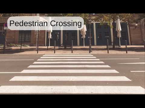 Pedestrian Crossing: English word pronunciation - Read Along (Australian Accent) Picture Dictionary