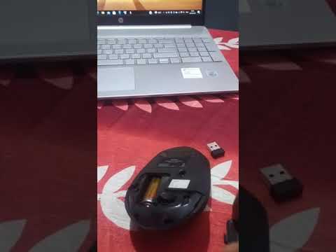 How to connect a wireless mouse to laptop