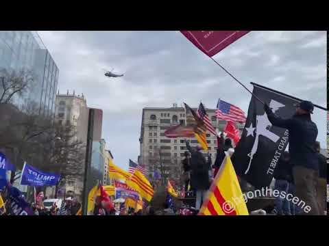 South Vietnamese flags are flown at pro Trump rally in DC