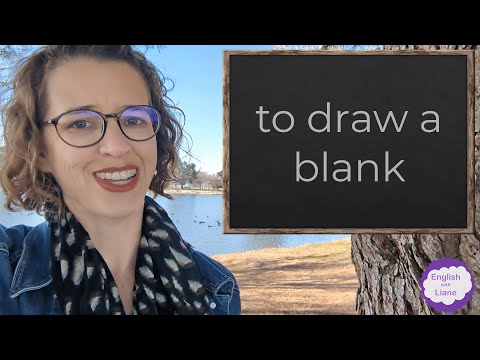 Idiom - to draw a blank