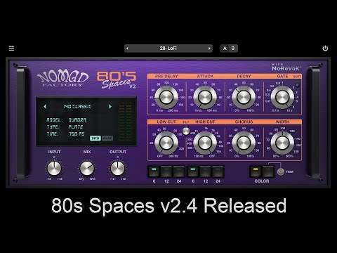 80s Spaces v2.4 Video walkthrough with a Funky Groove...