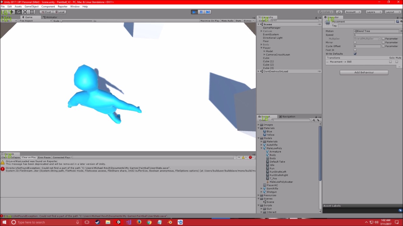 Walking Animation Feet Shimmy When Key Unpress - Questions & Answers ...