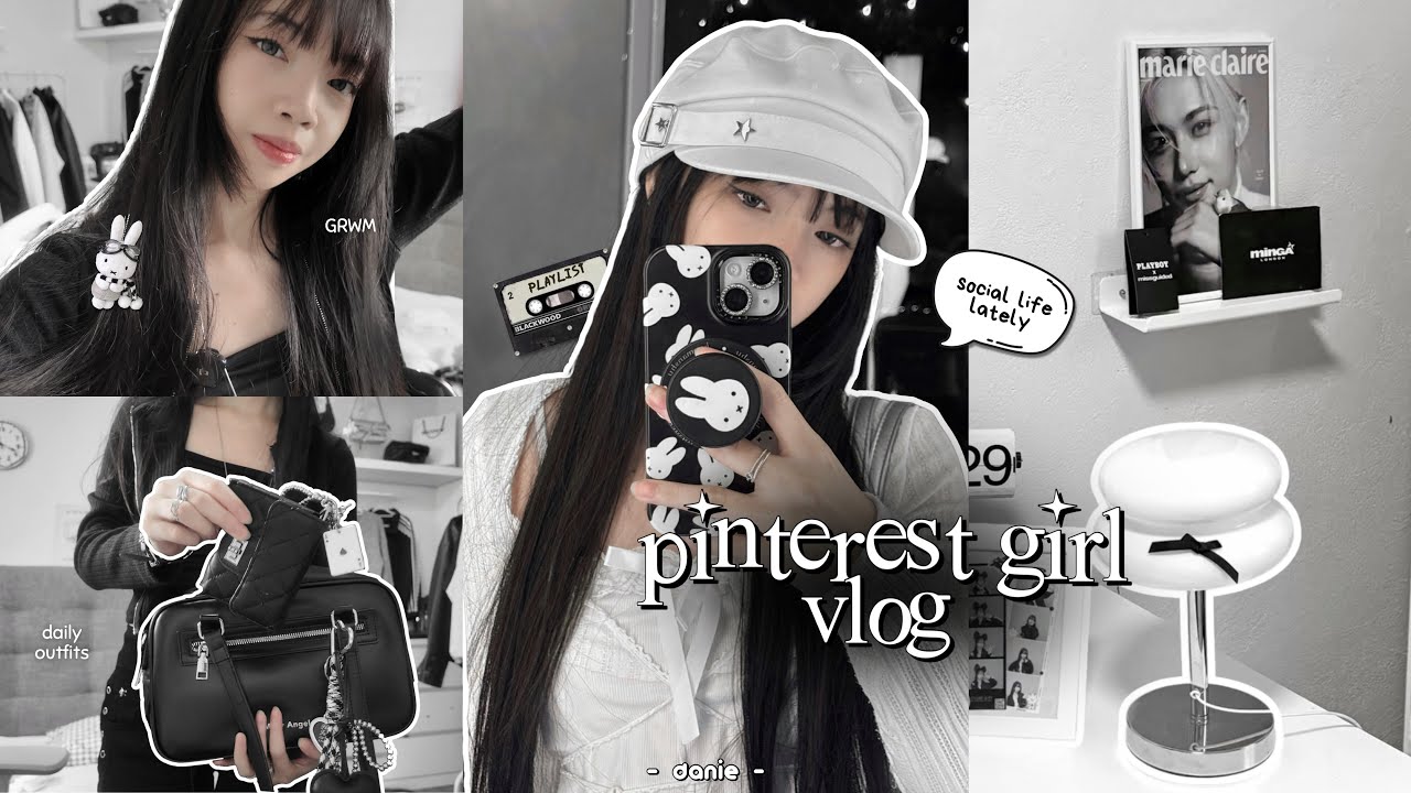 PINTEREST GIRL 📓 Life Vlog: GRWM, cutting my hair, lots of friend hangouts, end of semester, etc.