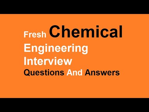 Fresh Chemical Engineering Interview Questions And Answers