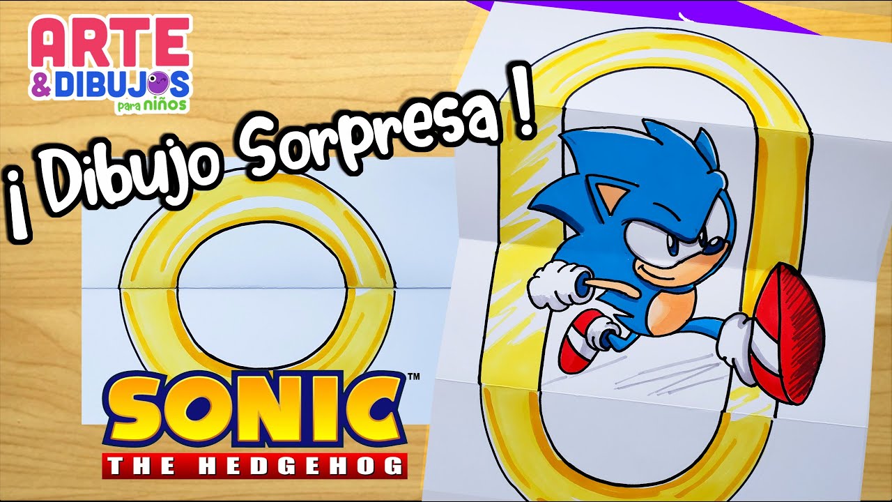 Como dibujar a SONIC  | DIBUJO SORPRESA