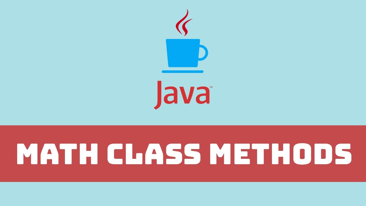 Java Programming Tutorial - Math Class Methods