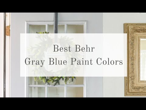 Best BEHR GRAY BLUE PAINT COLORS that made me CHANGE the COLOR of my FRONT DOOR