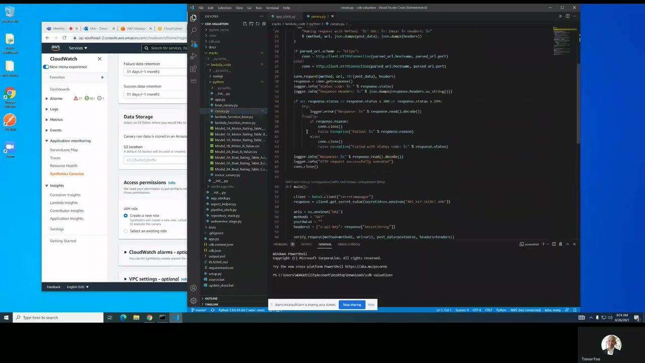 Monitoring Lambda functions   With Synthetics Canaries and Lambda Insights Cloudwatch