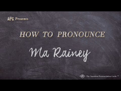 How to Pronounce Ma Rainey (Real Life Examples!)