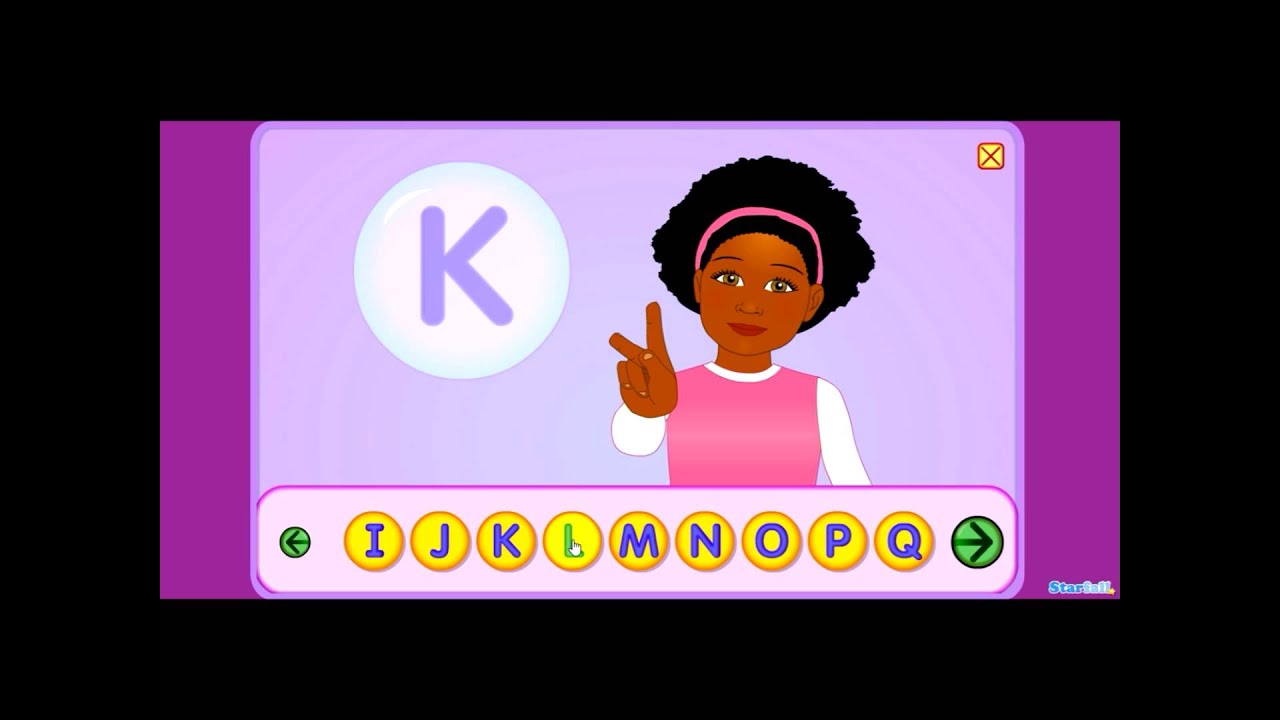 Starfall ASL Alphabet