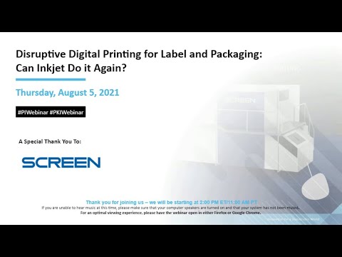 Disruptive Digital Printing for Label and Packaging: Can Inkjet do it Again?
