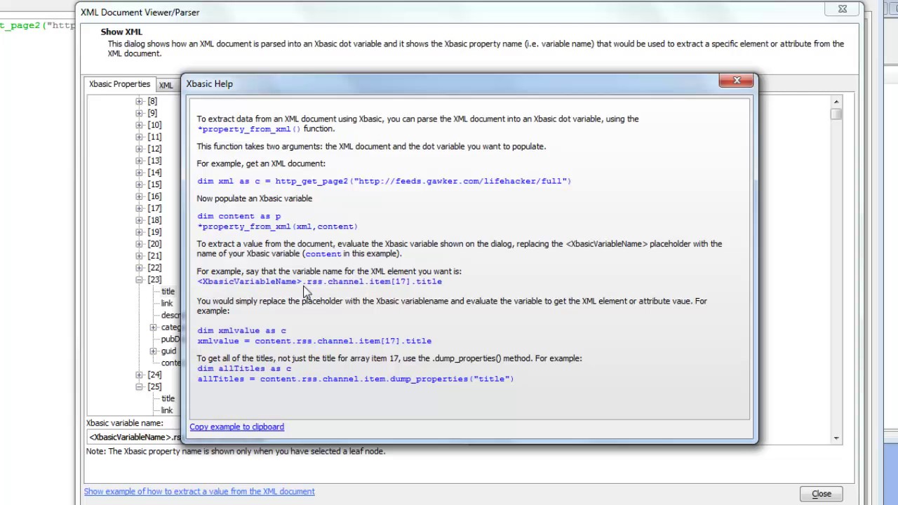 AA Working with XML Documents