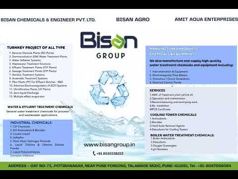 Manufacturer of Water Treatment Plant by Bisan Chemicals And Engineers ...