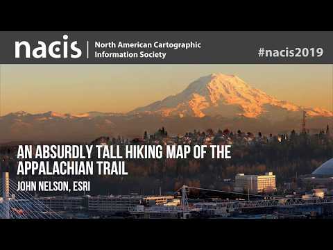 An Absurdly Tall Hiking Map of the Appalachian Trail