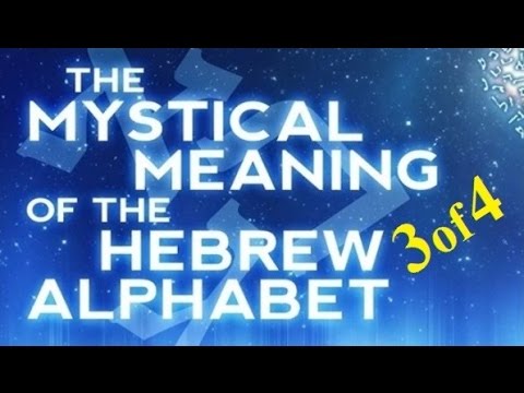 MYSTICAL MEANING of the HEBREW ALPHABET 3 of 4 – Rabbi Michael Skobac – Jews for Judaism