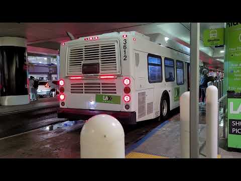 Taxi Ride App Shuttle pickup at Los Angeles Airport