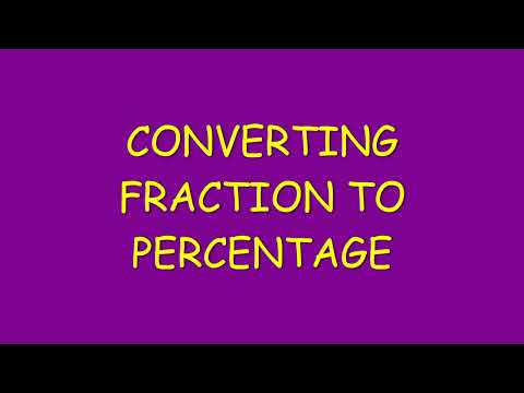 CONVERT FRACTION TO PERCENTAGE -- Class 7 |Term3 (Ex 2.1)| eg: 36/50=72%