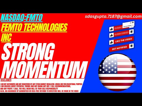 STRONG MOMENTUM : FMTO STOCK ANALYSIS | FEMTO TECHNOLOGIES INC STOCK