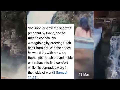 BIBLE VERSES ON KING DAVID & BATHSHEBA