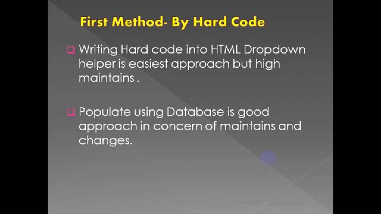 Populate DropDown List using Entity Framework Code First Approach