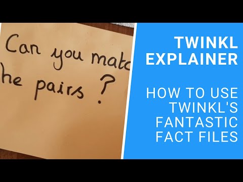 How to use Twinkl's Fantastic Fact Files