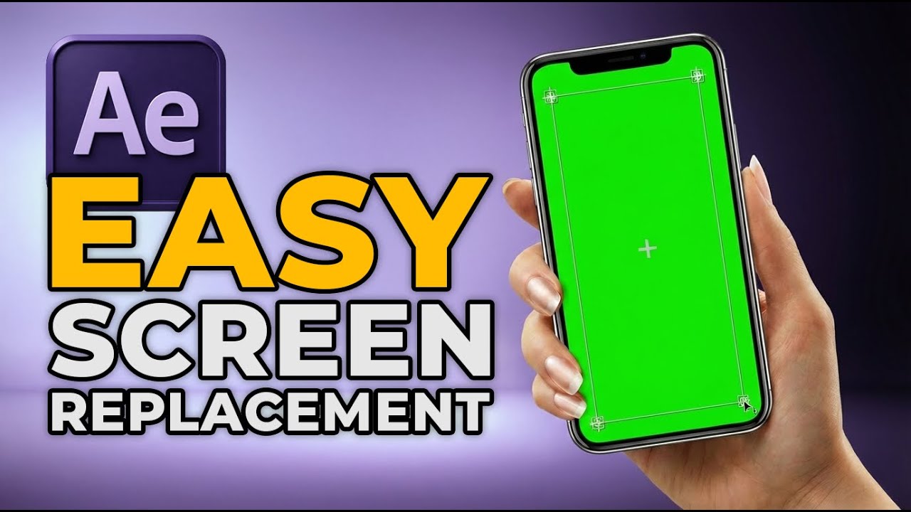 After Effects Tutorial: Keylight Effect Tracker Screen Replacement
