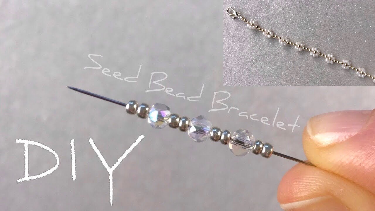 Easy Daisy bracelet tutorial: How to make Daisy chain bracelet with seed beads