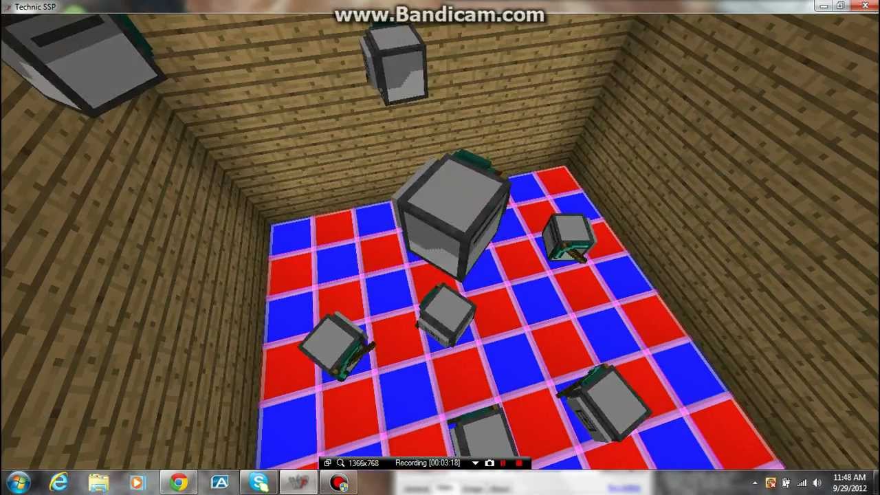 Minecraft Mining Turtle Dance Party!