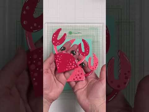 Inquisitive Crab Die - WFC June Release 2025 #waffleflowercrafts #handmadecards #cardtutorial