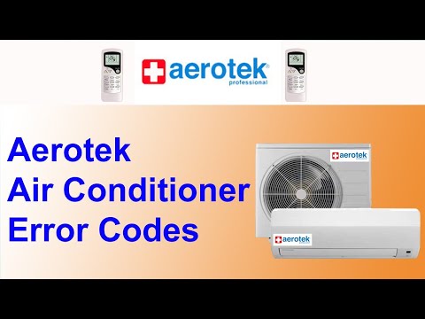 Aerotek Company Air Conditioner All Error Codes Fault And Solution