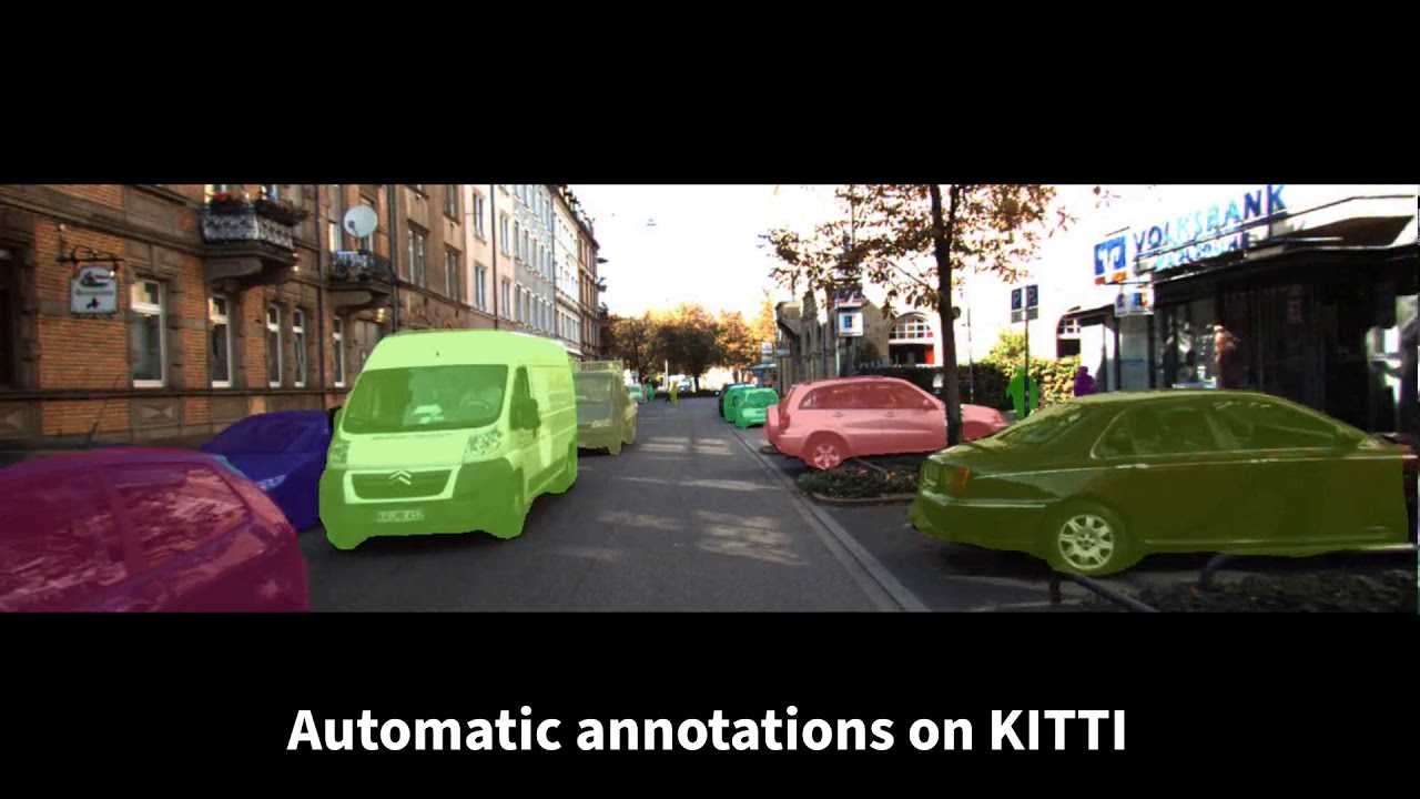 Learning Multi-Object Tracking and Segmentation From Automatic Annotations