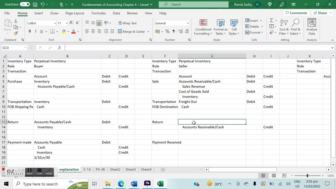 Financial & Managerial Accounting (Kimmel Weygandt & Kieso) Chapter 5 merchandising explainer