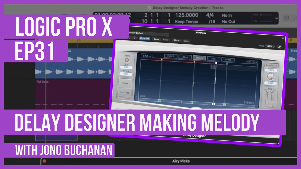 LOGIC PRO X - Delay Designer Melodies