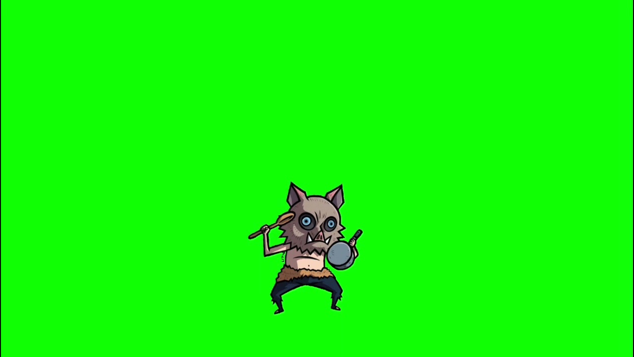✔️GREEN SCREEN EFFECTS: Inosuke Hashibira | Kimetsu no yaiba Wiki - demon slayer