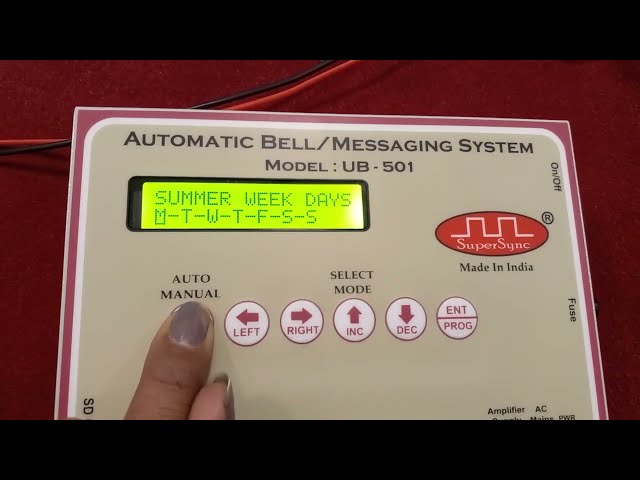Automatic Bell Ringing Systems - MP3 School Bell Manufacturer from Jaipur