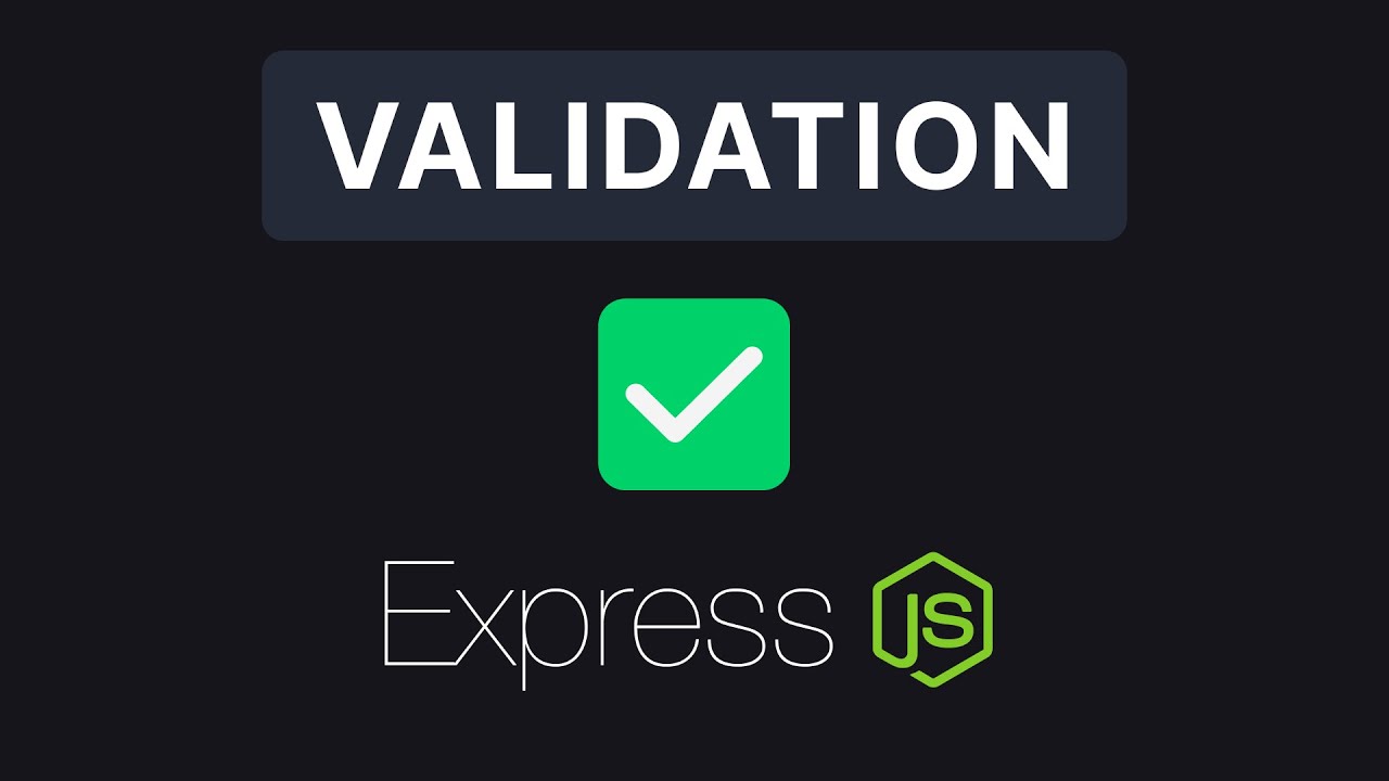 Express JS #10 - Validation