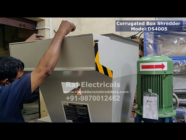 Corrugated Box Shredder Machine - DS4005 Corrugated Box Shredder ...