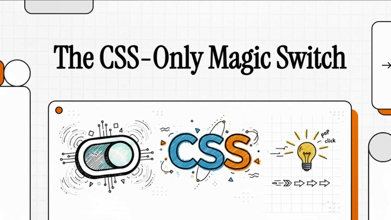 How to Create Realistic Toggle Button Without JavaScript | Coding Cloud