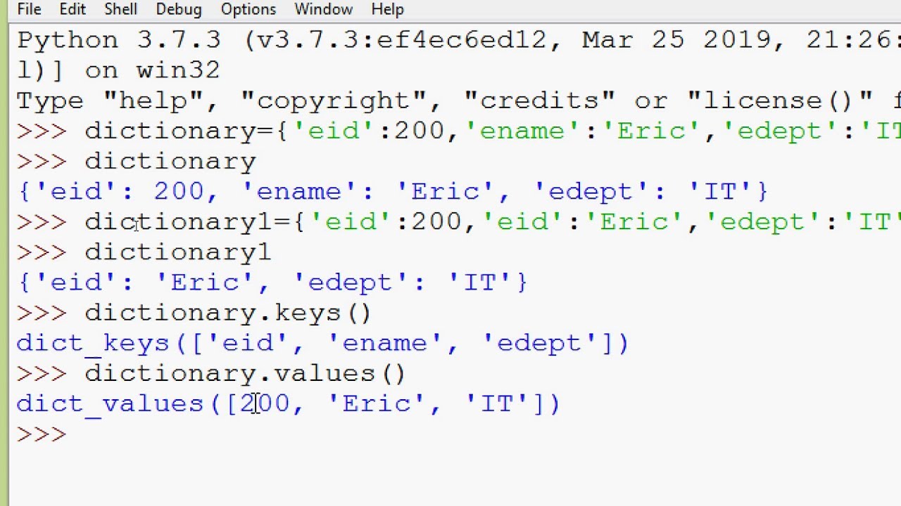 Python Tutorials - Python Variables | Tuples | Dictionaries