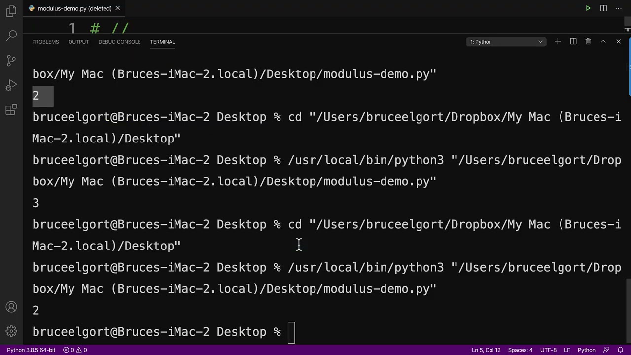 The Python Integer Division Operator