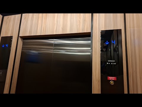 Hitachi MCA (?) Elevators at Moxy Hotel Bangkok, TH (Carpark)
