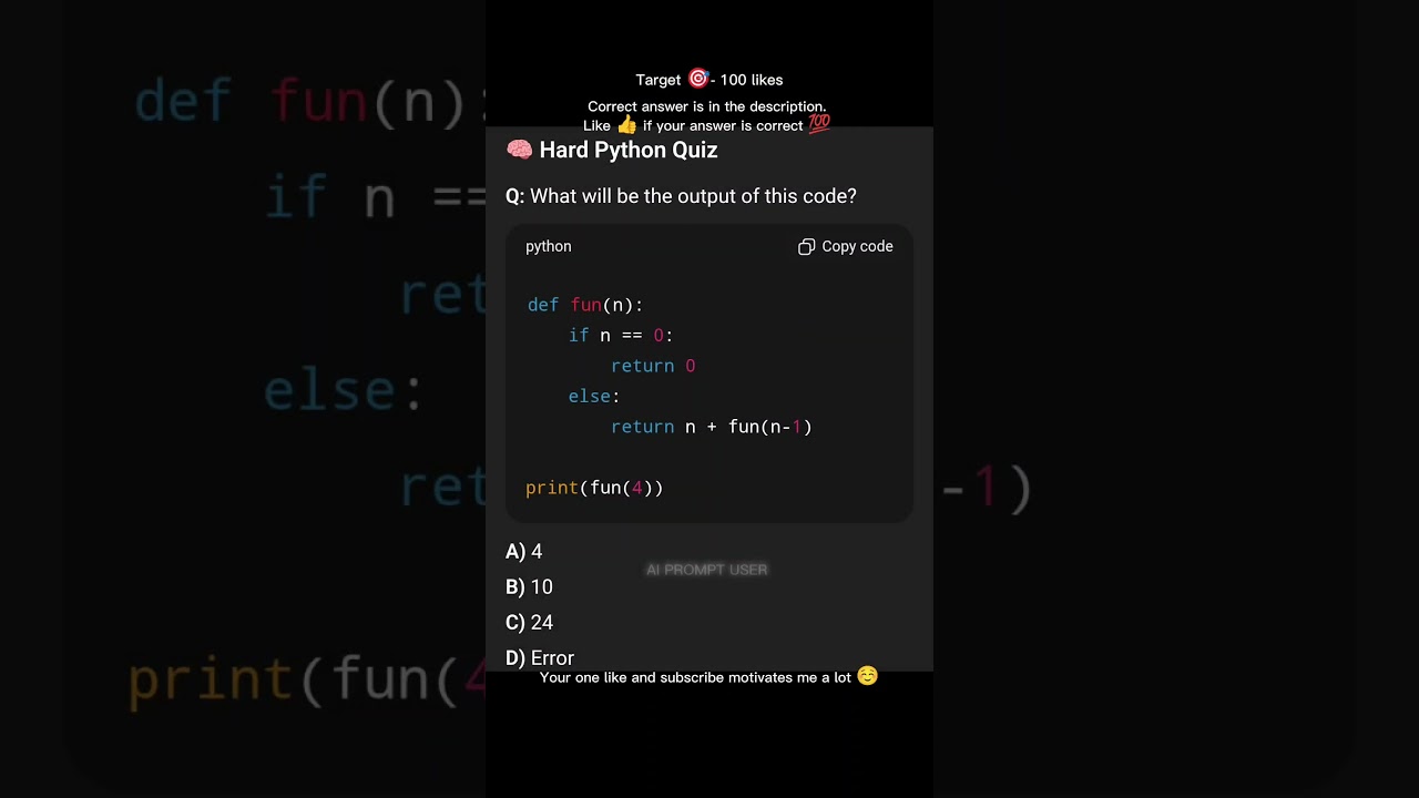 Collecting Programmers day-28 (62/100) #python #coding #java #programming #aipromptuser