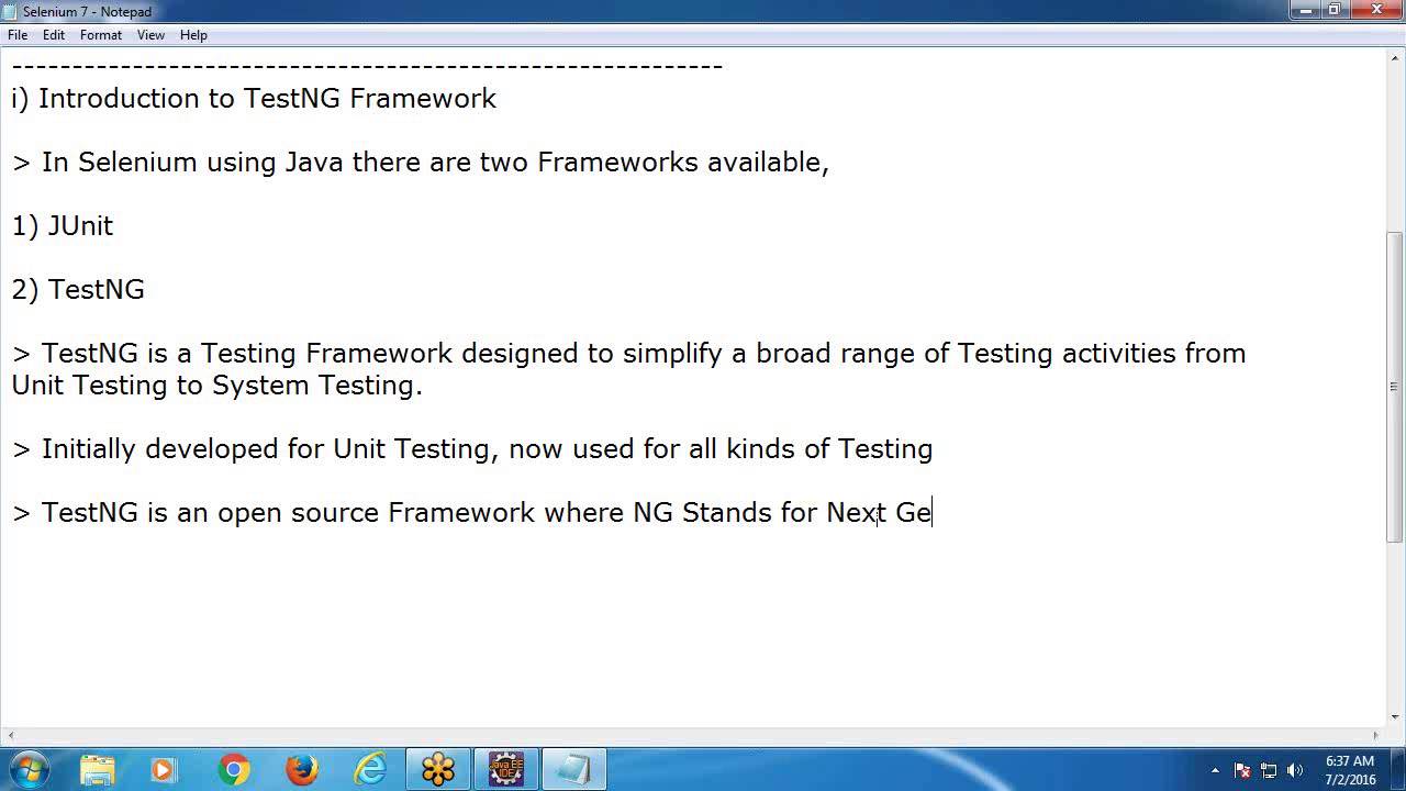 Selenium Quick Tutorial 7: TestNG Framework in Selenium