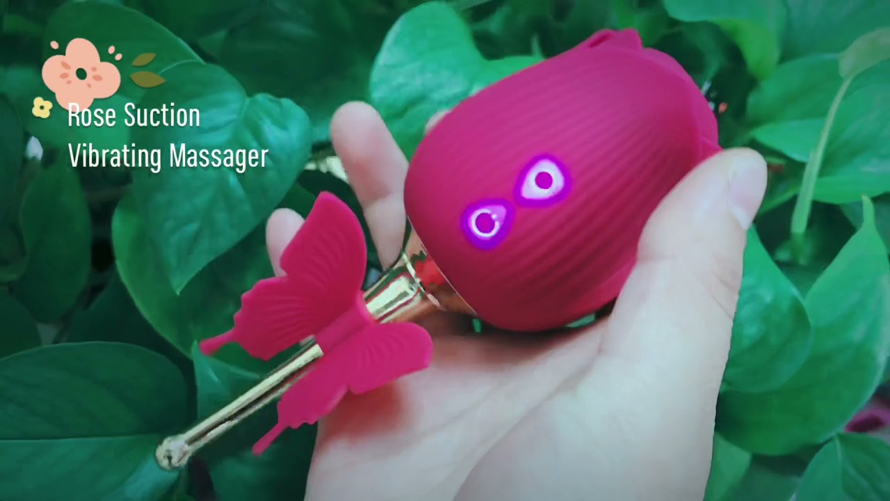 Rose Suction Vibrating Massager