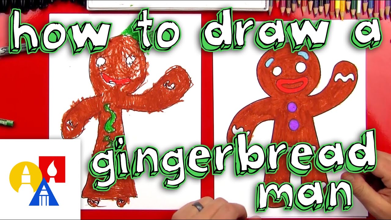 How To Draw A Gingerbread Man (or Woman)