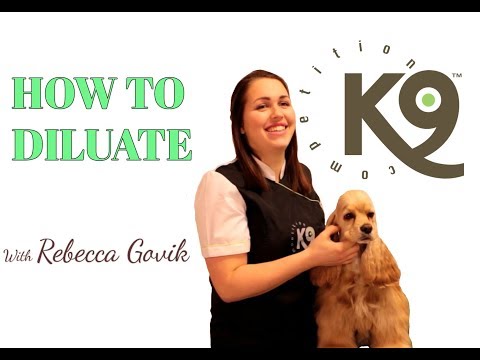 K9 COMPETITION - How to diluate our products! (eng sub)