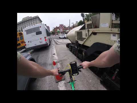 HD Bicycle Ride Through Baltimore (North Ave - St. Paul - Harbor Promenade)