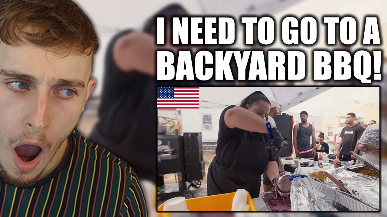 Brit Reacts to Classic American Backyard BBQ!