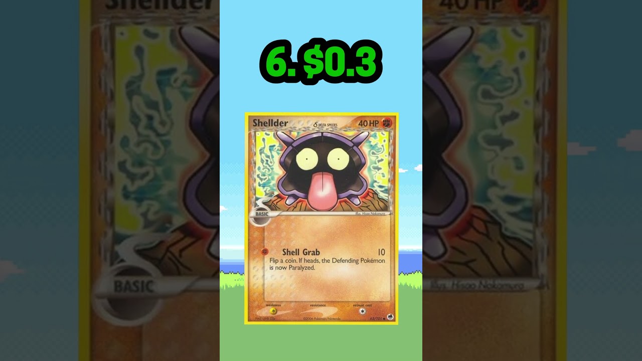 Top 10 Most Expensive Shellder Pokemon Cards