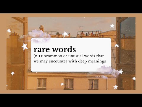 50+ rare words with deep meaning | rare words and their meaning // sunshine cloud